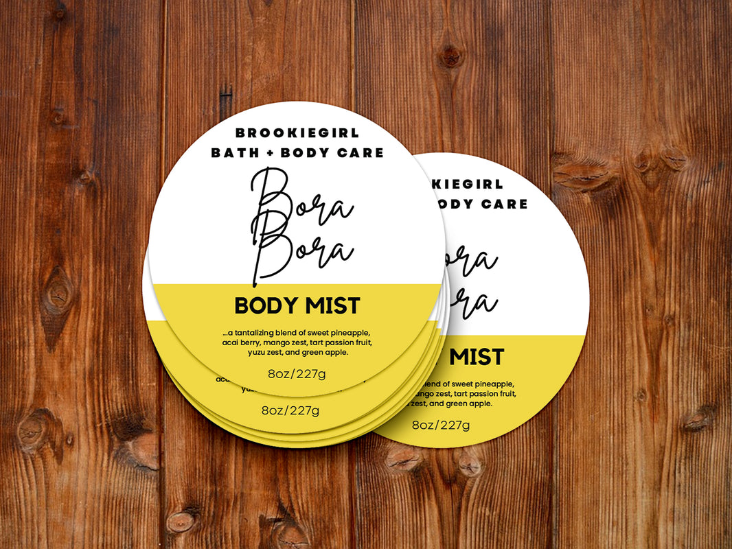 Bora Bora Product Collection – BrookieGirl Bath + Body Care